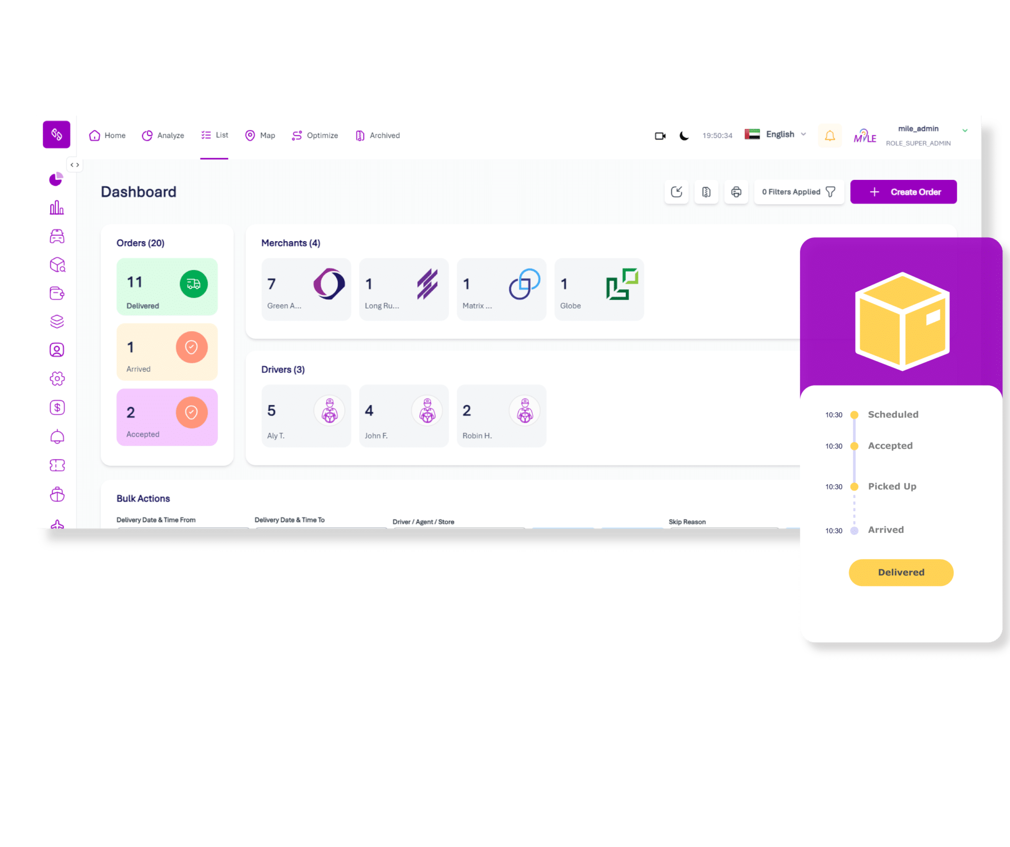 Mile Now - Delivery Management Software